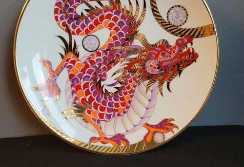 Тарелка настенная лфз, Пурпурный дракон