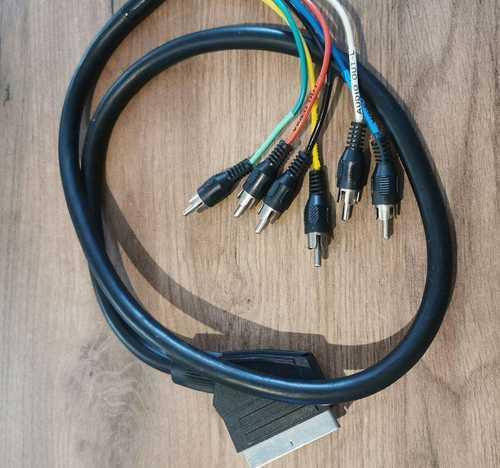 Провод Scart - 6 rca