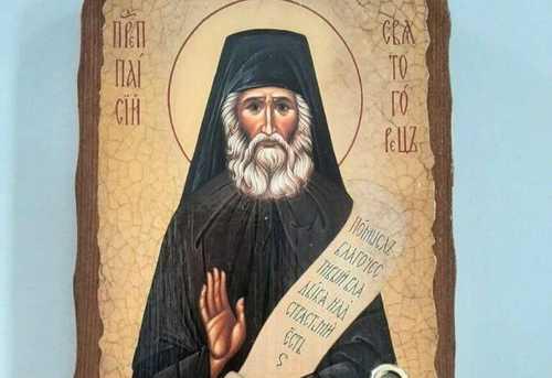 Икона Преподобного Паисия Святогорца. 13см17см