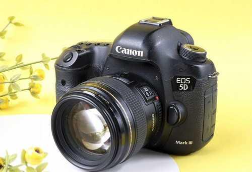 Canon 5D mark III body + Объектив Canon EF 85mm