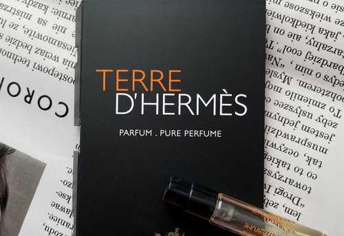 Пробники духов Hermes terre D'hermes parfume (M) 2