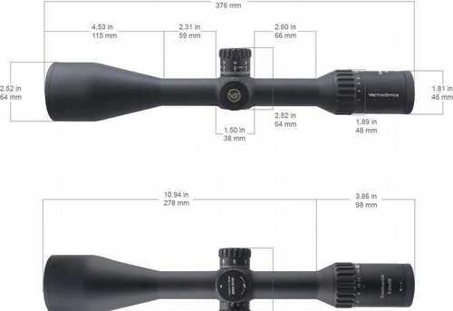 Прицел Vector Optics Continental X8 3-24х56 SFP Hu