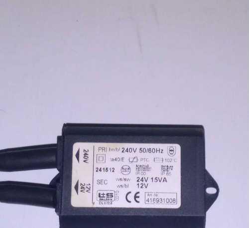 Трансформатор понижающий 240V/12 и 24V IP 65