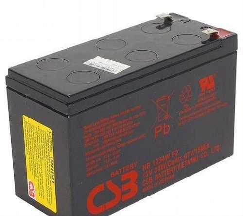 Батарея аккумуляторная 12V/9Ah CSB HR1234W F2 (151