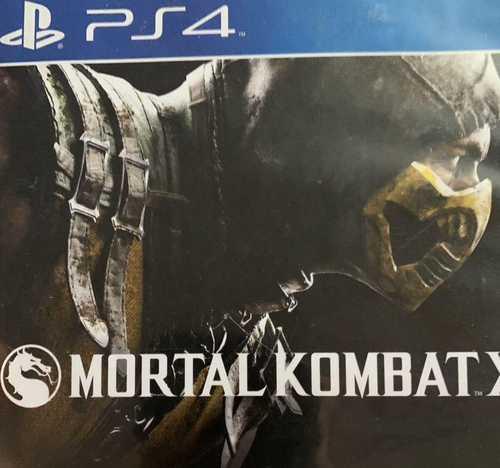 Mortal kombat x ps4 диск