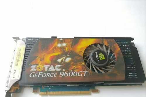 Видеокарта Zotac GeForce 9600GT не рабочая