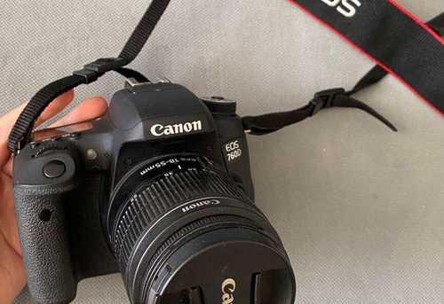 Зеркальный фотоаппарат Canon 760D + Kit 18-55mm