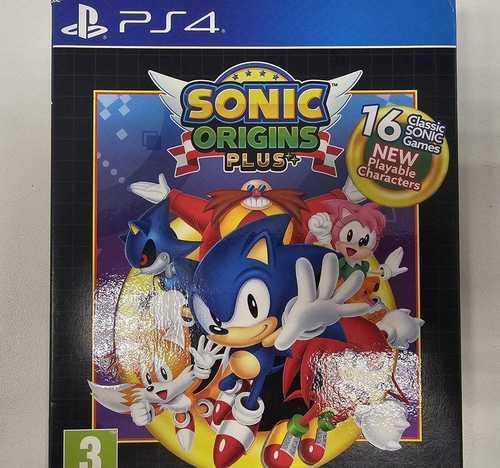 Игра Sonic Origins plus ps4