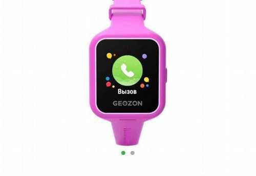 Детские часы с GPS трекером Geozon Health Pink