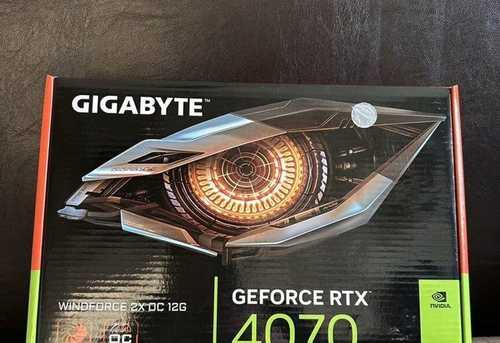 Видеокарта Gigabyte RTX 4070 Windforce OC 12GB