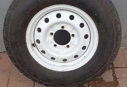 Запасное колесо на УАЗ патриот