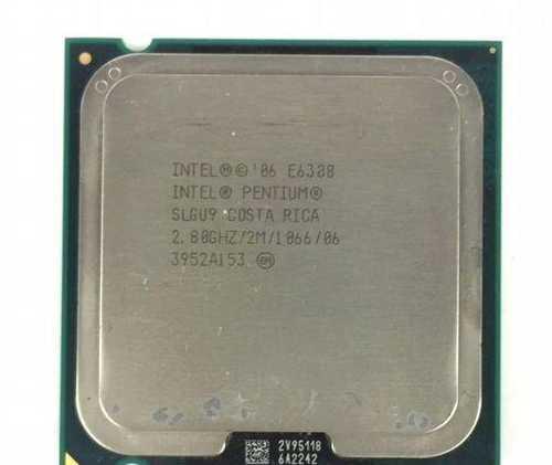 Процессор Intel Pentium E6300 Wolfdale (2800MHz, L