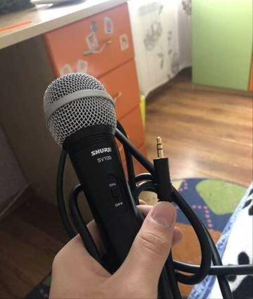 Микрофон Shure SV100-A, черный