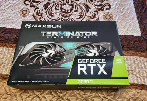 Видеокарта rtx 3060 ti 8gb maxsun Новая