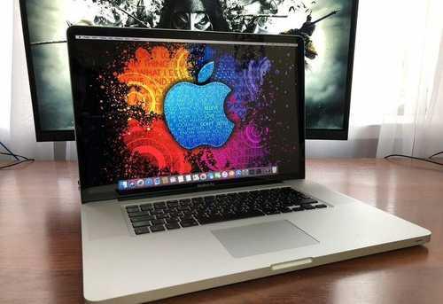 MacBook Pro 17 (2010), 500 ГБ, Core i5, 2.53 ГГц, RAM 8 ГБ, GeForce GT 330M 0.5 ГБ