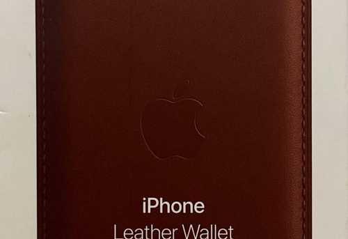 Картхолдер apple leather wallet magsafe