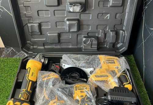 Набор dewalt 4в1 Перф+болгарка+шуруп.+гайковерт