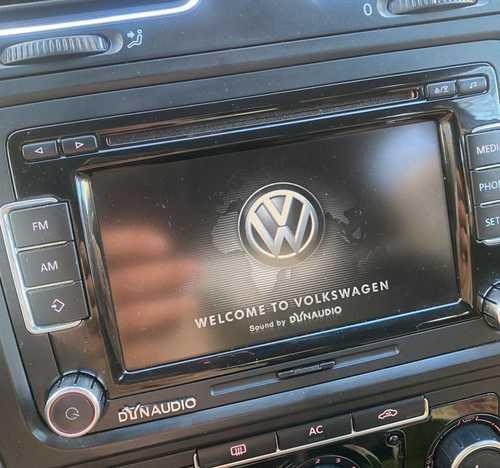 Магнитола volkswagen rcd 510 dynaudio