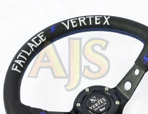 Руль спортивный Vertex Fatlace с выносом кожа без