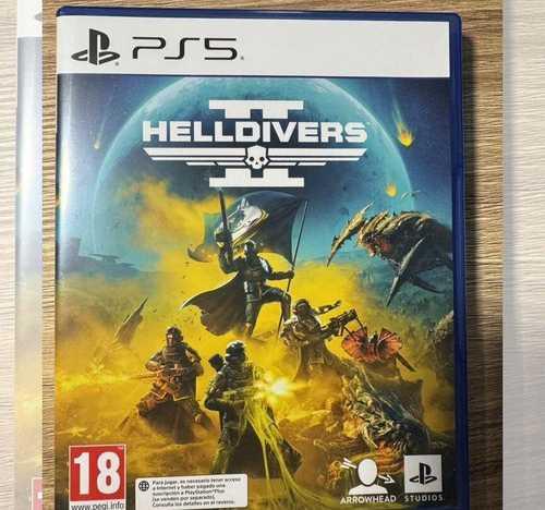 Helldivers 2 ps5 диск