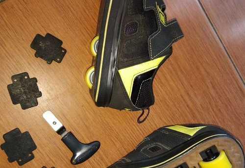 Кроссовки-ролики Heelys р.33 (215 мм) и Скейтборд