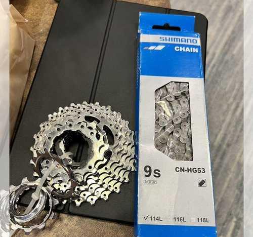 Кассета Shimano HG50 9s  цепь HG53