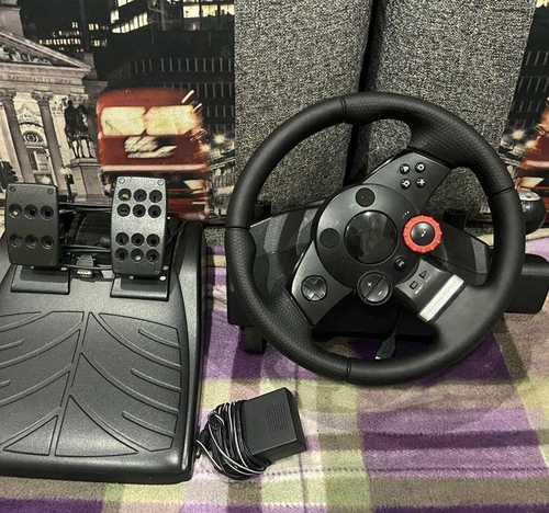 Игровой руль logitech driving force gt 900