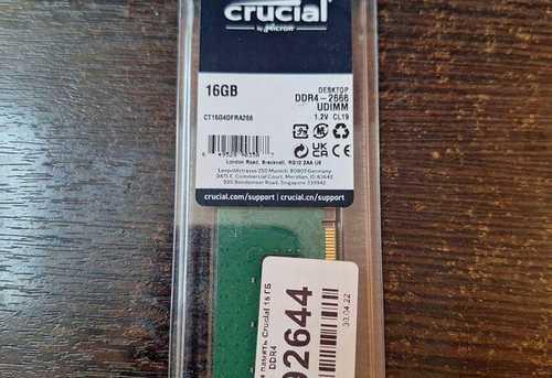 Оперативная память Crucial ddr4 16gb 2666
