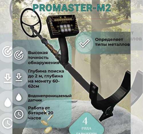 Металлоискатель Promaster-M2 аналог Minelab