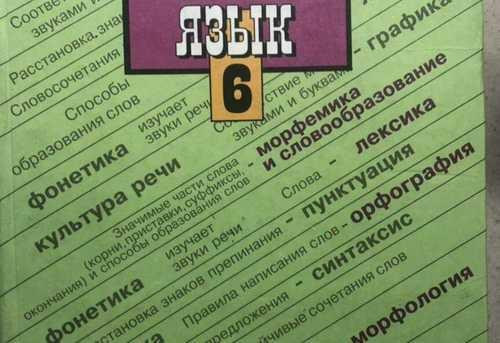 Учебник русского языка шестой класс
