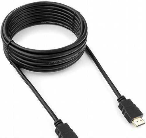 Кабель hdmi Гарнизон 5м, v1.4, MM, черный