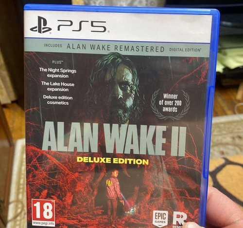 Alan wake 2 deluxe edition ps5 диск