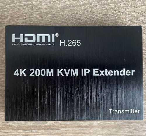 Hdmi удлинитель h 256 4k 200m kvm ip extender