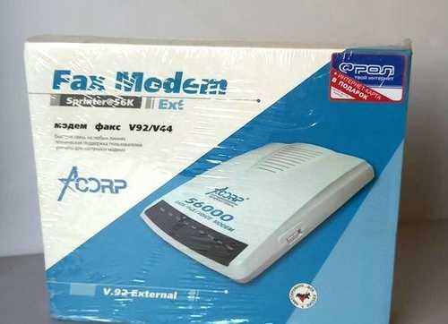 Модем факс Acorp Sprinter56K Ext