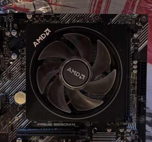 Комплект AMD Ryzen 7 5700X/asus B550M/Кулер