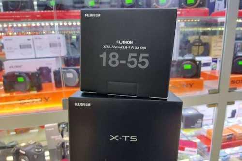 Fujifilm X-T5 kit 18-55mm f/2.8-4 OIS Black новый