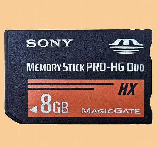 Карта памяти Sony Memory Stick Pro Duo 8 Gb