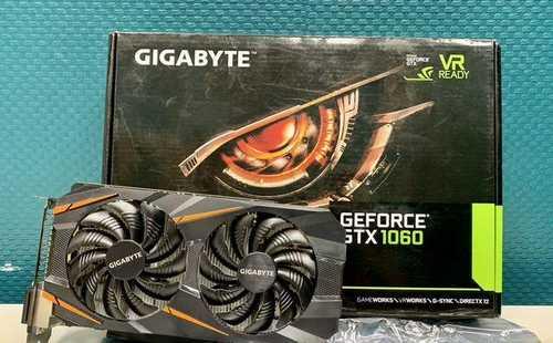 Видеокарта gtx 1060 6gb Gigabayte