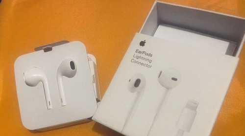 Наушники проводные EarPods lightning Apple iPhone