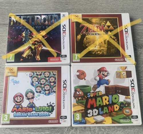 Игры для Nintendo 3ds, mario