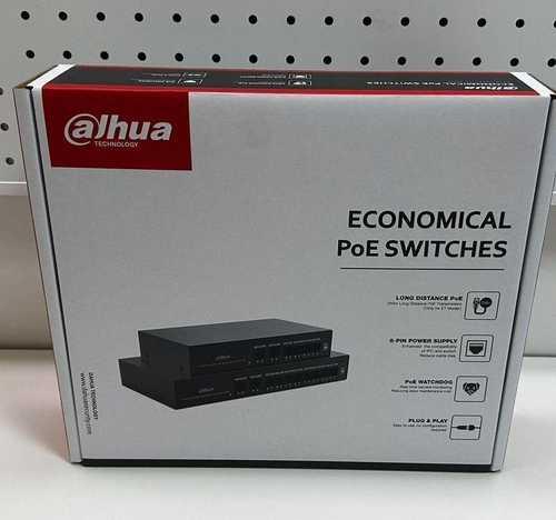 Poe коммутатор Dahua DH-PFS3010-8ET-65