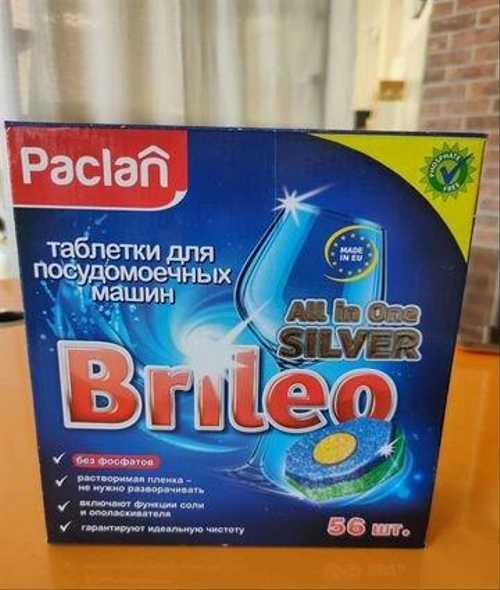 Таблетки для посудомоечных машин Brileo