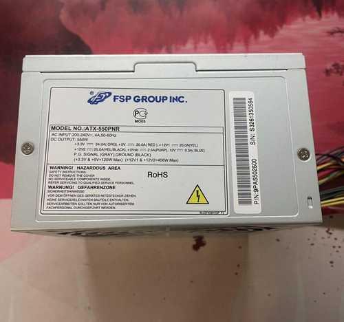 Блок питания fsp 550w