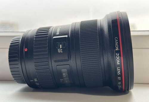 Объектив Canon EF 16-35 F 2.8 L II USM
