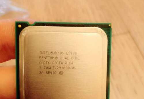 Процессор Intel Pentium E5400 LGA775, 2х2700мгц