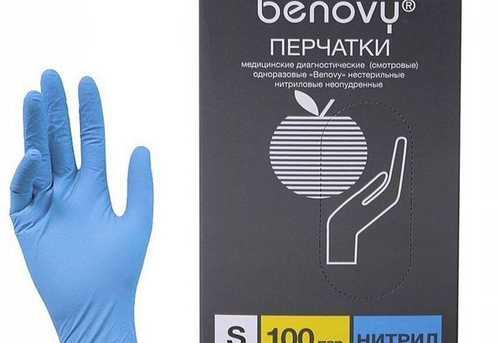Перчатки нитриловые benovy