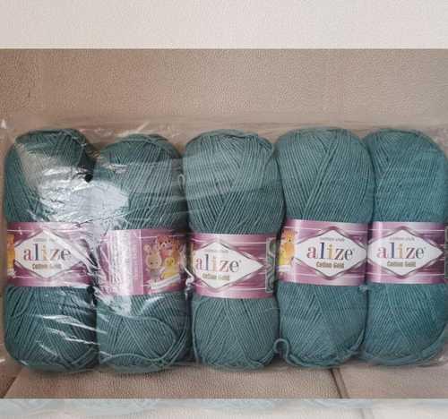 Пряжа Alize cotton gold