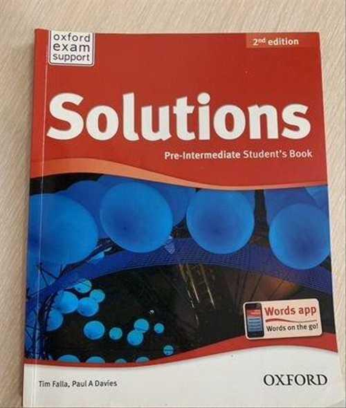 Solutions pre intermediate 2nd edition Student's b