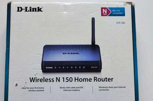 Wifi роутер D-link N150 Model: DIR 300