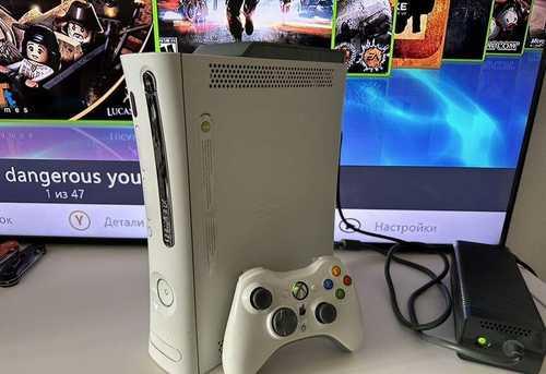 Xbox 360 прошитый freeboot + LT3.0 320 gb 45 игр